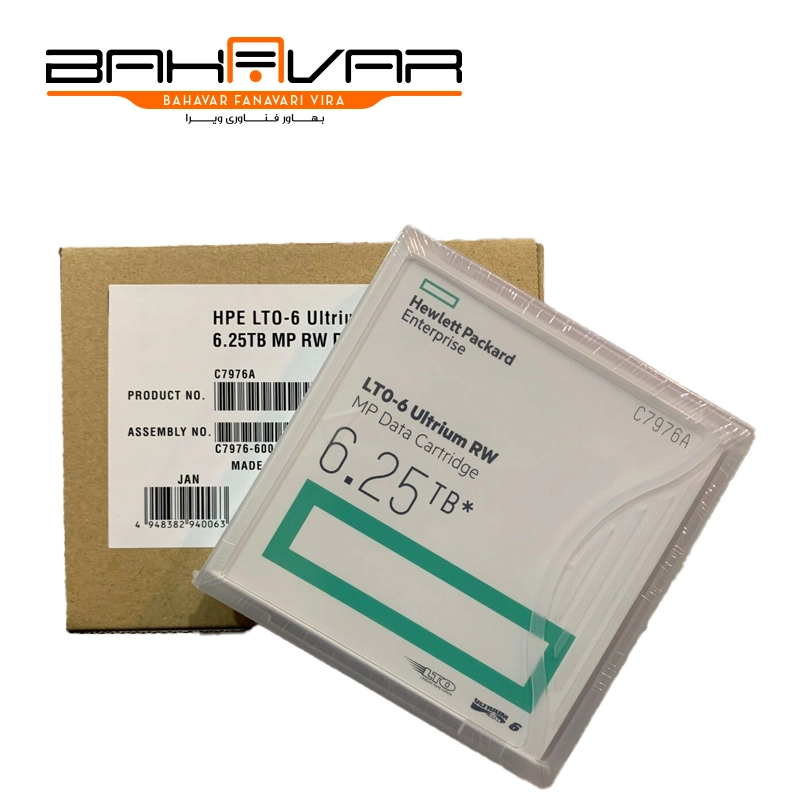 فروش دیتا کارتریج ذخیره ساز تیپ اچ پی LTO Ultrium-6 C7976A+ قیمت